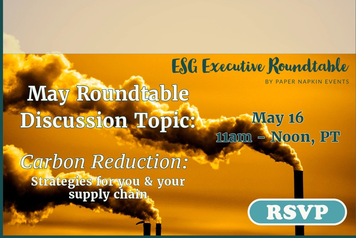 May 2024 ESG Executive Roundtable